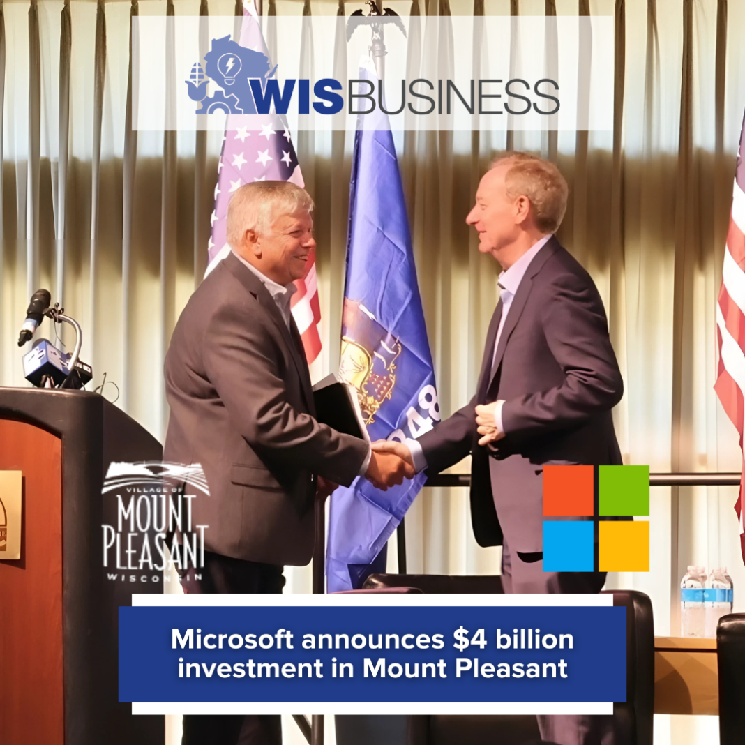 Microsoft announces $4 billion investment in Mount Pleasant | WisBusiness